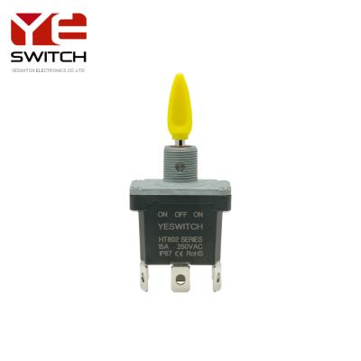 China Industrial Metal Toggle Switch ON-OFF-ON Three Positions With PC Terminal Compatible with JLG 1001161709 for sale