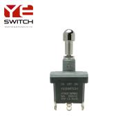 China Momentary Industrial Metal Toggle Switch With Locking Handle For Excavator for sale