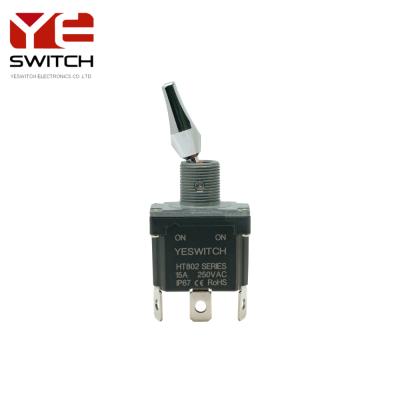 China 5A 28V Steel Industrial Metal Toggle Switch ON-ON With CE And UL Certificate for sale