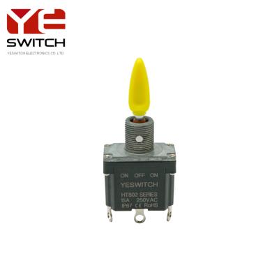 China Industrial Metal Toggle Switch Copper Alloy With Solder Terminal For Heavy Machine for sale