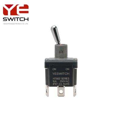China Single Pole Industrial Toggle Switch On-on Two Positions With Pc Terminal for sale