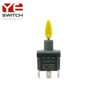 China 15A 125V ON-OFF-ON Industrial Toggle Switch Three Positions With Pc Terminal for sale