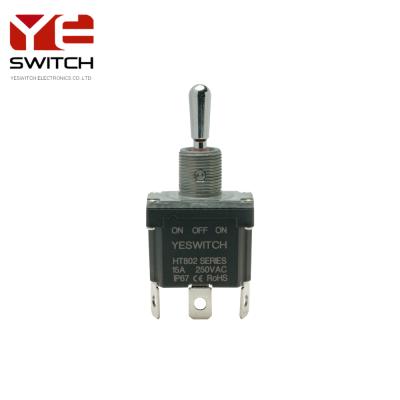 China High Current Metal Toggle Switch PC Terminal With Metal Handle For Aerial Vehicle for sale