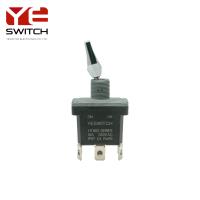 China ON-ON Industrial Metal Toggle Switch With Flat Metal Handle With PC Terminal for sale