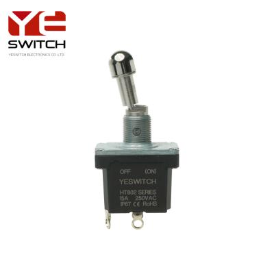 China IP68 Waterproof Momentary Industrial Metal Toggle Switch For High-altitude Work Platform for sale