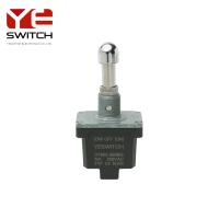 China Anti Misoperation Double Pole (ON)-OFF-(ON) Self Locking Industrial Toggle Switch for sale