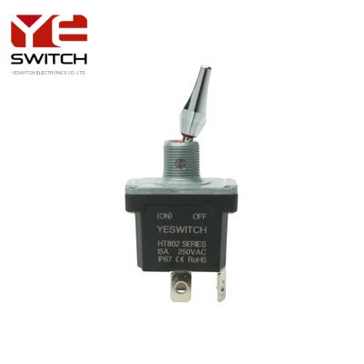 China IP68 Rating High Current HT802 Series Industrial Toggle Switch With PC Terminal for sale
