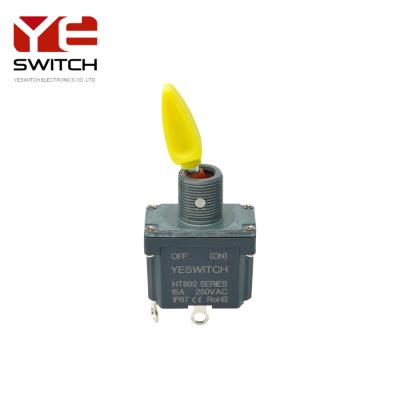 China Single Pole Off-(ON) Industrial Toggle Switch With Solder Terminal For Heavy Duty Machine for sale