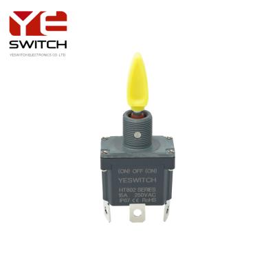 China Three Positions (on)-off-(on) Industrial Toggle Switch With Flat Pc Terminal Compatible with JLG 1001155045 for sale