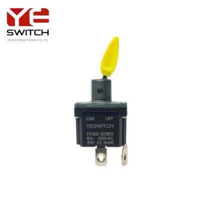 China IP68 Rating 15A 125/250VAC Industrial Toggle Switch With Outer Screw Terminal for sale