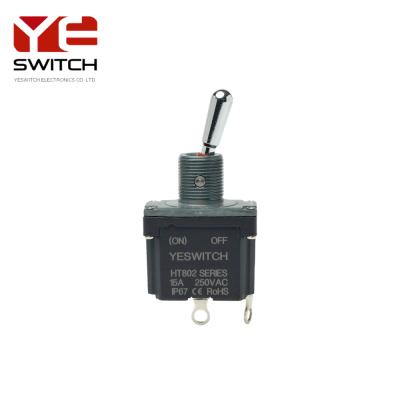 China IP68 Rating Industrial Toggle Switch With Metal Handle With Solder Terminal for sale