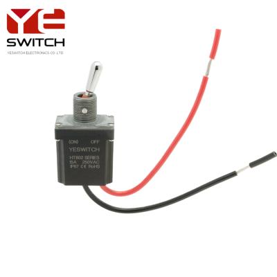 China IP68 Waterproof  Durable Industrial Toggle Switch with Stainless Steel Lever for sale