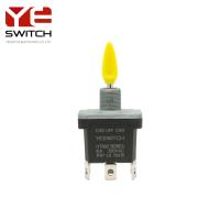 China IP68 Rated 15A 125/250VAC Metal Toggle Switch with PC Terminal for Excavators and Heavy Machinery for sale