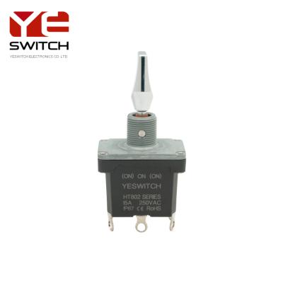 China 15A 125V Industrial Metal Toggle Switch With Solder Terminal For Reclaimer for sale