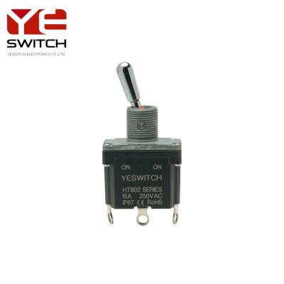 China Industrial Metal Toggle Switch SPST IP68 Rating With Solder Terminal for sale