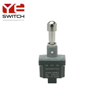 China Metal Toggle Switch with Locking Handle Screw Terminal and IP68 Rating for Heavy Duty Industrial Use for sale