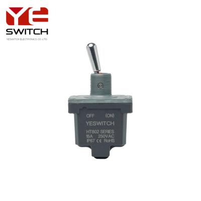 China High Current 15A IP68 Waterproof Momentary Industrial Toggle Switch with Screw Terminals for sale