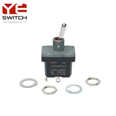 China 5A High Current Long Life  Waterproof Industrial Toggle Switch For Control Panels for sale
