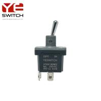 China Double Pole (Off)-On Industrial Toggle Switch with Metal Handle for sale