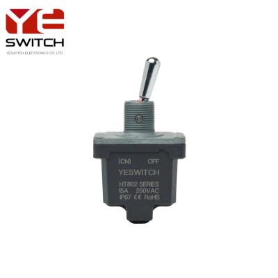 China DPDT Double Pole Industrial Metal Toggle Switch With Screw Terminal For Heavy Equipment for sale
