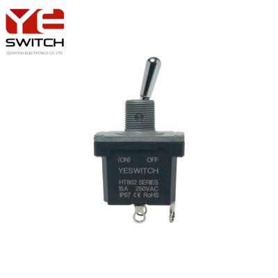 China Waterproof IP68 Rating double pole Industrial toggle switch for medical instrument for sale