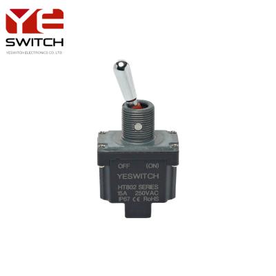 China Heavy Duty Industrial Toggle Switch SPST With Screw Terminal For High-altitude Work Platform for sale