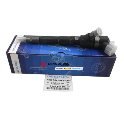 China Fuel Injector 0 445 110 248   Diesel Common Rail Fuel Injector For BOS-CH 0445110247 504380117 for sale