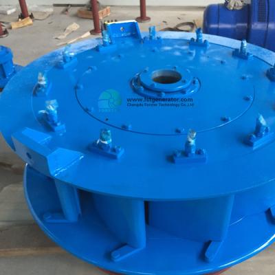 China Vertical Kaplan Turbine Generator 50KW Low Head Hydropower Turbine Mini Hydro for sale