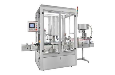 China Perfume Cosmetic Liquid Filling Machine With Conveyor 20-50BPM for sale