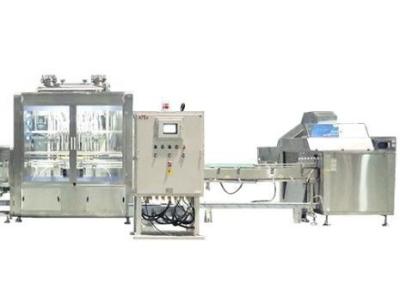 China 4 Nozzle Full Automatic Shampoo 30BPM Chemical Liquid Filling Machine for sale