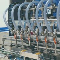 China 10 Nozzle Soy Sauce Filling Machine 60BPM Automatic Condiment Linear Liquid Filling Machine for sale