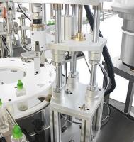 China 50-100BPM Bottle Packing Machine 10ml 30ml Bottle Liquid Perfume Serum Piston Filling Machine for sale