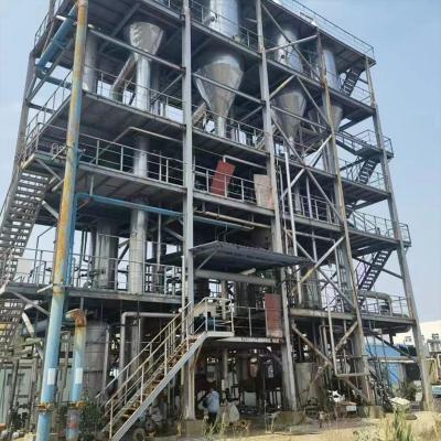 China Multiple Effect Evaporator 3000 kg/h Evaporation Capacity for Concentrated Solutions for sale
