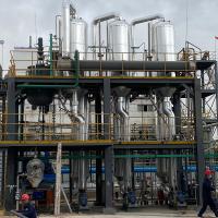 China Energy Saving Multiple Effect Evaporator 1000-50000 LPH for Saline Wastewater Treatment for sale