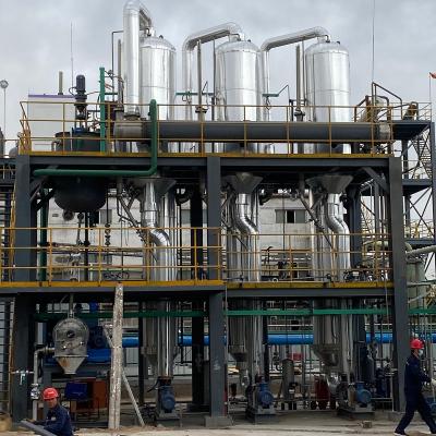 China Energy Saving Multiple Effect Evaporator 1000-50000 LPH for Saline Wastewater Treatment for sale