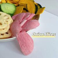 China VF Vacuum Fried Onion Slices Chips - 9 Month Shelf Life, 2 Ton MOQ, OEM/ODM Available for sale