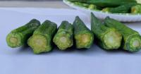 China Crisp VF Okra 2.5KG - Low Temperature Vacuum Fried Vegetable Snacks with 12 Month Shelf Life for sale