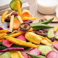 China Mixed Dried Fruits and Vegetables Vacuum Fried Vegetable Chips 10kg BRC Certified Low Fat Snack for sale