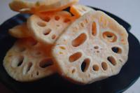China Lotus root chips healthy snack dried fruit dehydrated vegetables for sale