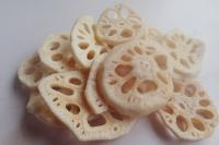 China Wholesale Dried Vegetables Snacks Vacuum Fried Snacks Dried Lotus Root Chips for sale