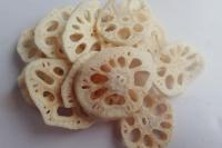 China Low Temperature Vacuum Fried Lotus Root Chips BRC Kosher Certified 4kg Bulk for sale