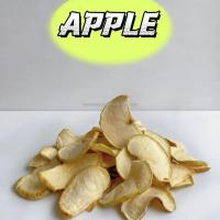 China Semi Soft Fried Apple Slices Broccoli Dried Apple Chips Maltose Syrup for sale
