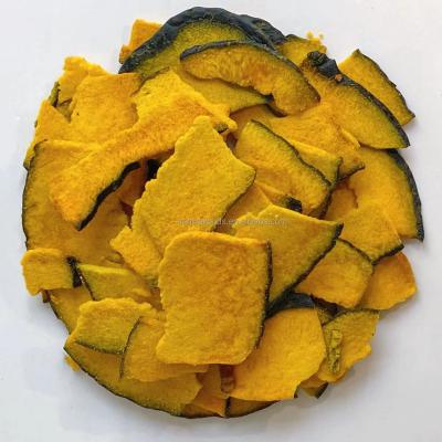 China Vacuum Fried Pumpkin Chips Dried Vegetable Snack 12 Months Shelf Life BRC Kosher for sale