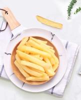 China Vacuum Fried Potato Strips Salty Crispy Snack 1.5kg Bulk Pack OEM for sale