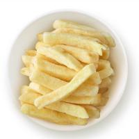 China Vacuum Fried Potato Strips Salty Crispy Snack 1.5kg Bulk Pack OEM for sale