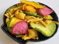 China Shrimp Flavor Mixed Vegetables Fruits Rice Crackers Snack 12 Months Shelf Life OEM for sale