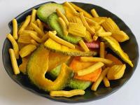 China Shrimp Flavor Mixed Vegetables Fruits Rice Crackers Snack 12 Months Shelf Life OEM for sale