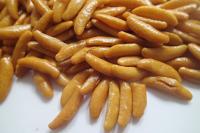 China Crescent Shape Japanese Rice Crackers with Wasabi Seaweed Flavor - 12 Month Shelf Life, 30 Day Delivery for sale