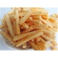 China Long Fries Fried Rice Crackers - 1.5kg Bulk Pack French Fries Snacks with 1 Year Shelf Life for sale
