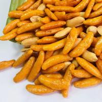 China Chili Flavor Japanese Rice Cracker Mix 200g Crispy Snack with Peanut Kernel for sale